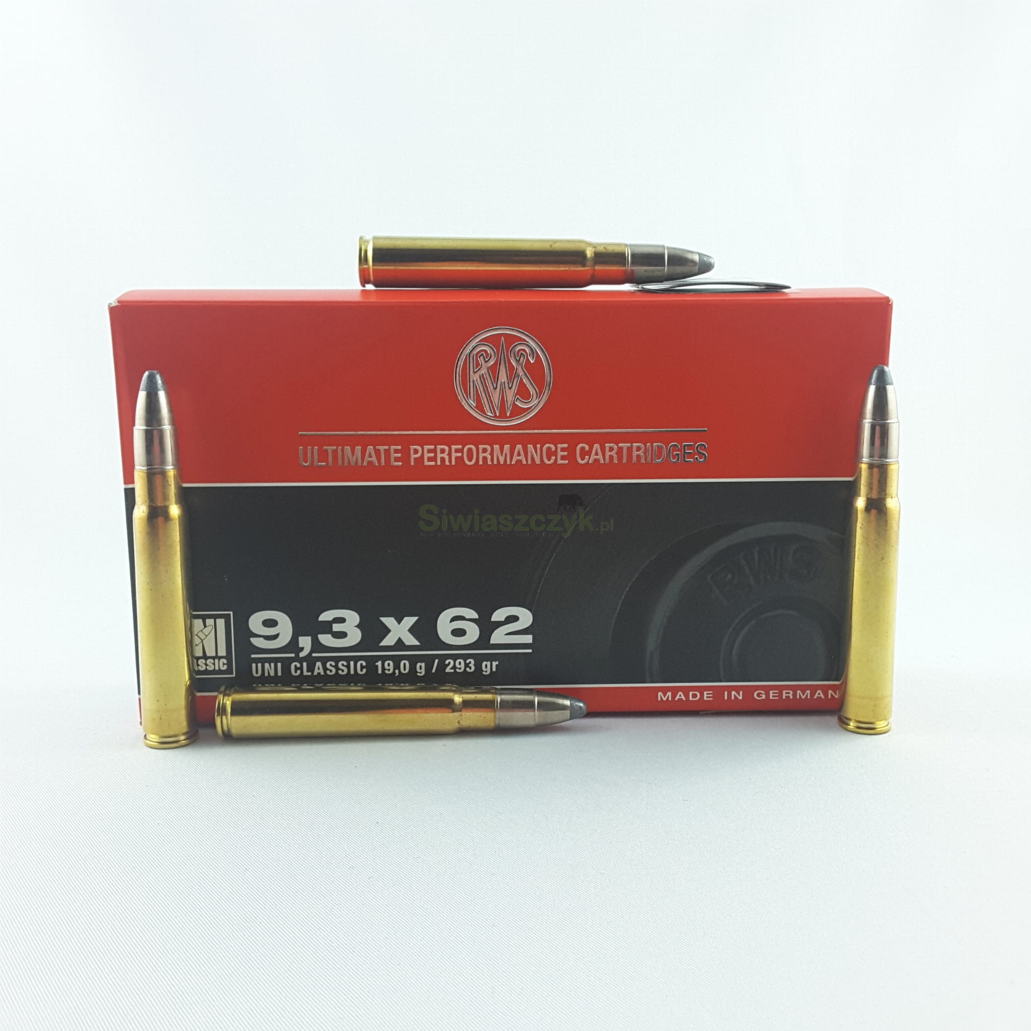 Amunicja RWS 9,3x62 UNI CLASSIC 19g(293gr) | Sklep internetowy ...